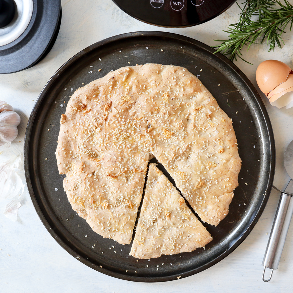 Grain free keto focaccia bread - Luvele CA